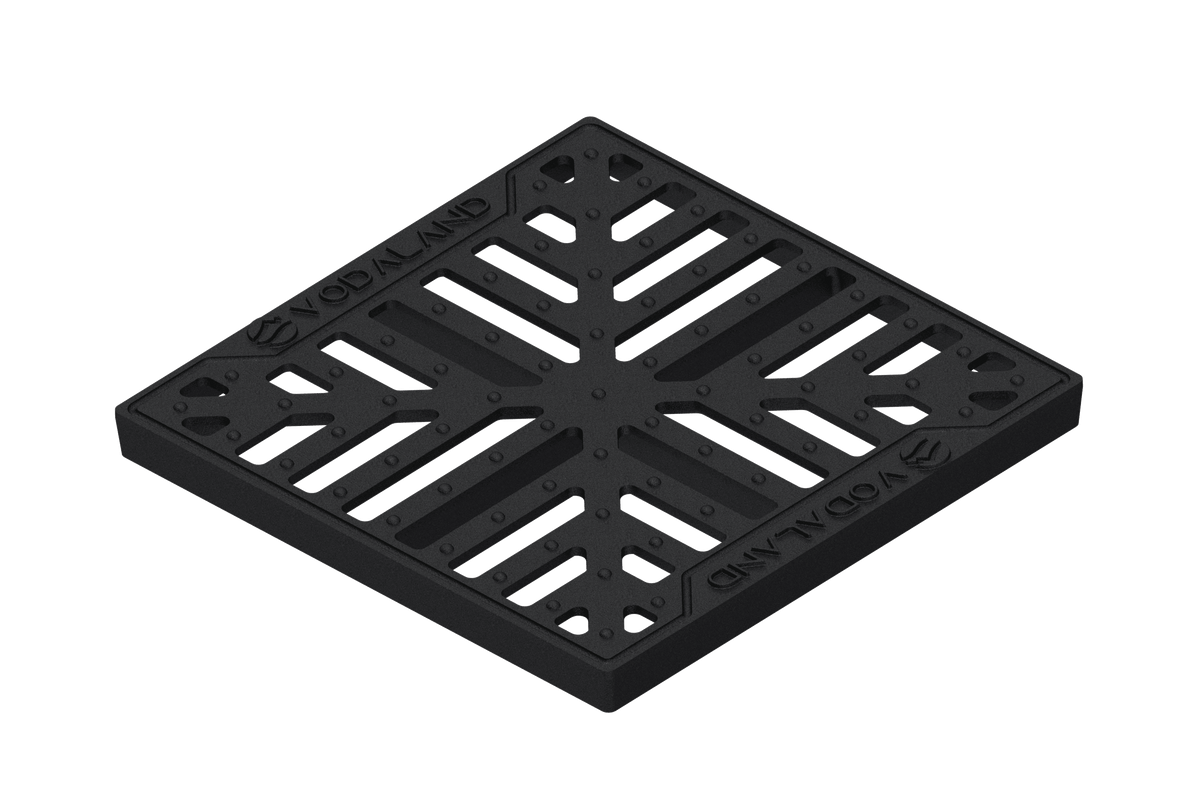 12x12 Plastic catch basin (BASE 300-CBP), cast iron grate, B Class buy ...