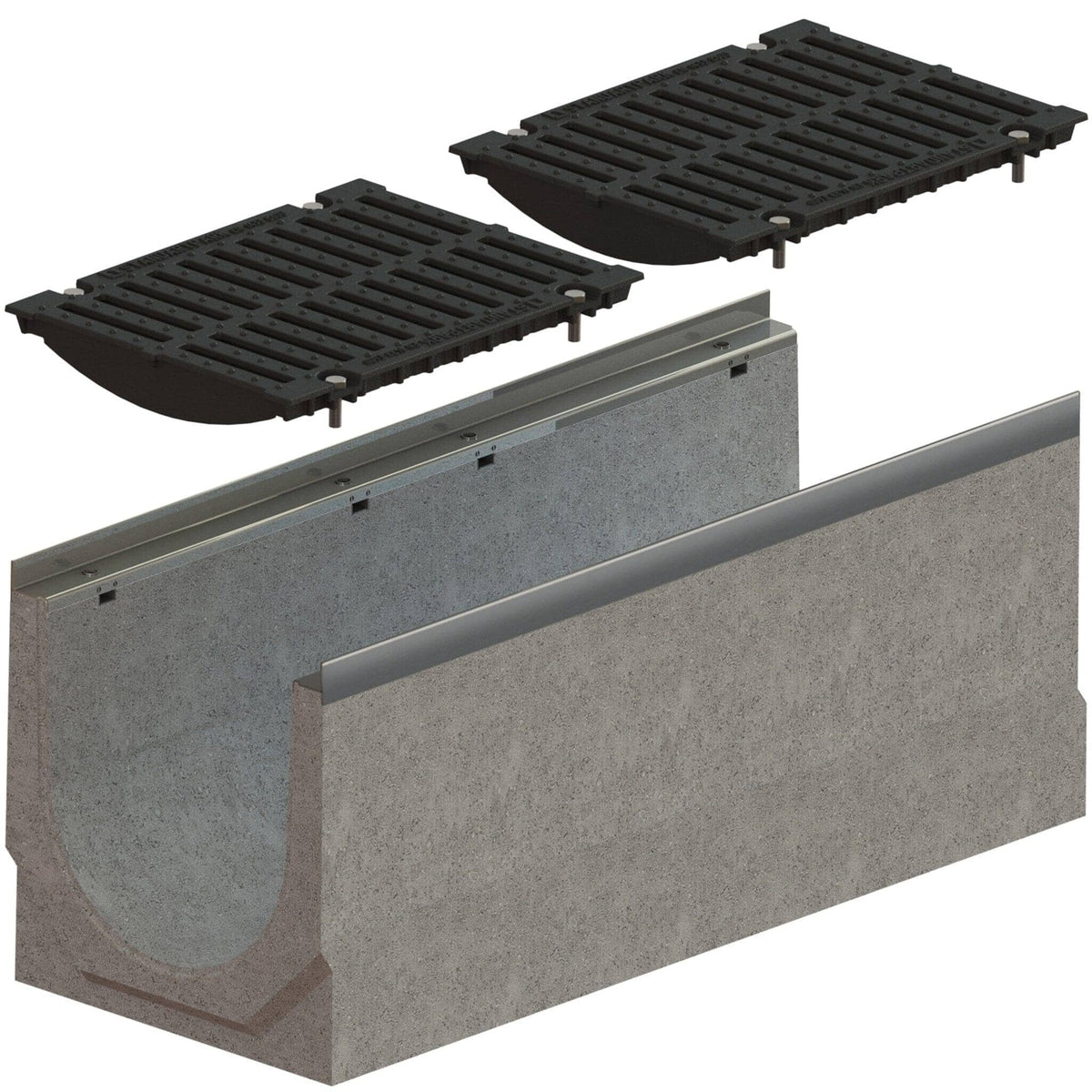 12" Concrete trench drain (MEGA 300FC), E-F Class buy in Canada ...