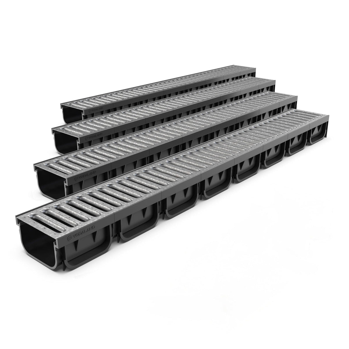 4" EASY 2 plastic trench drain, galvanized grate buy in Canada ...