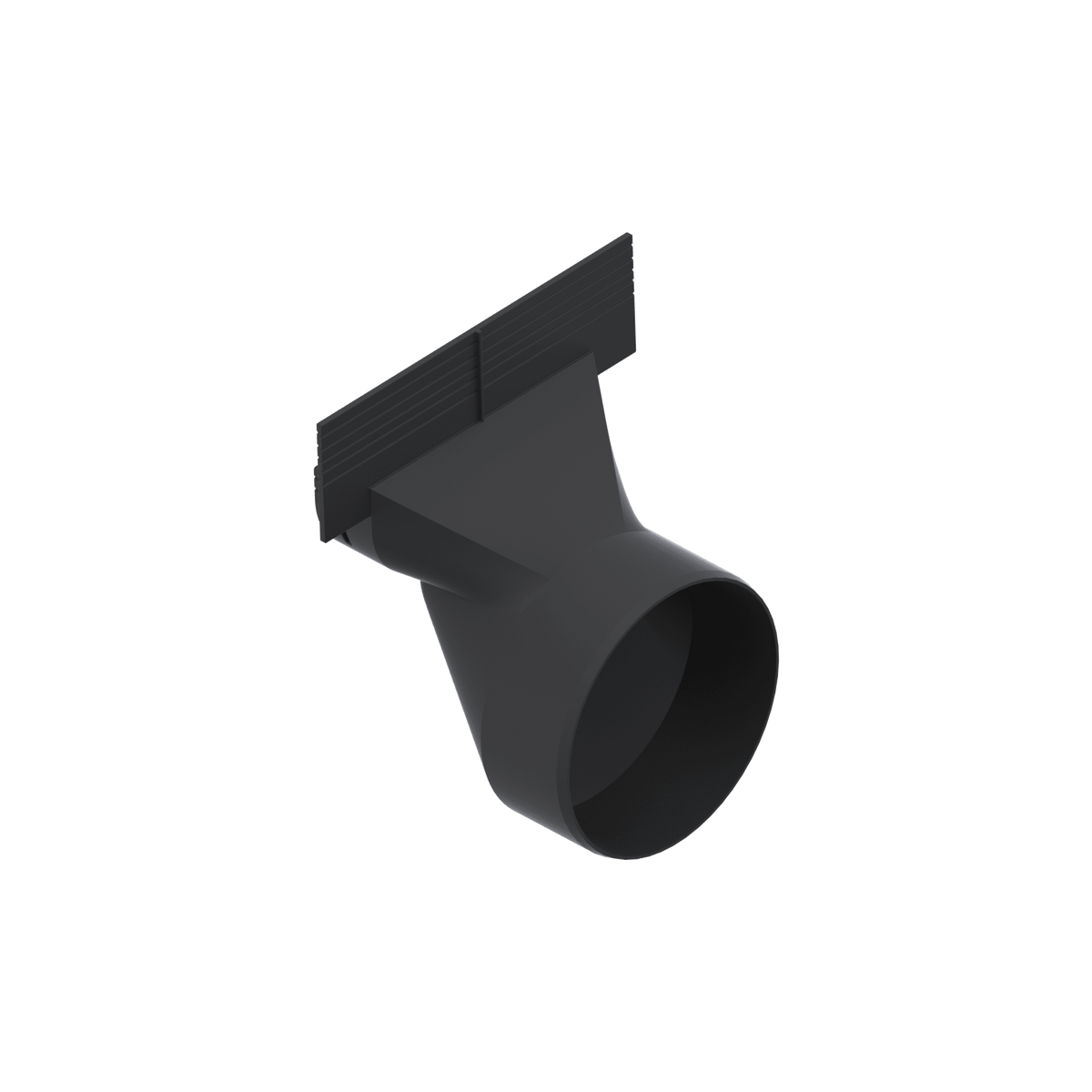 4" Base plastic sloped end cap w/ 4" outlet buy in Canada | Vodaland Canada