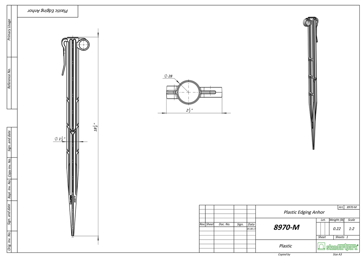 Geocell anchors buy in Canada | Vodaland Canada